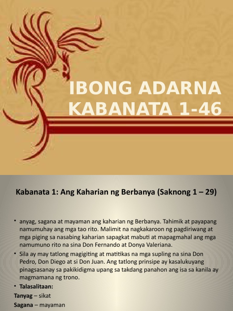 Ibong Adarna Kabanata | PDF