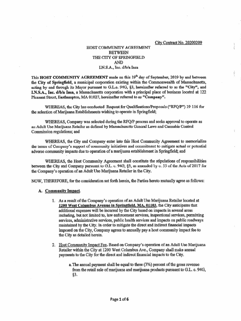 HCA Between Springfield and INSA. | PDF