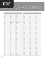 Irregular Verbs List | PDF | Syntax | Grammar