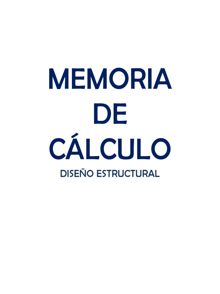 Memoria de Cálculo Estructural TECHUMBRE | PDF