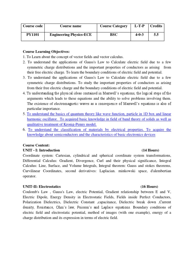 Course E1 ECE (05-07-19) | PDF