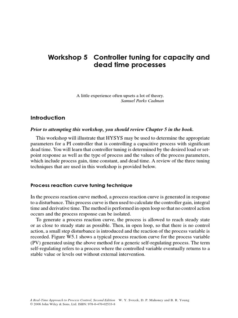 Process Reaction Curve PDF | PDF