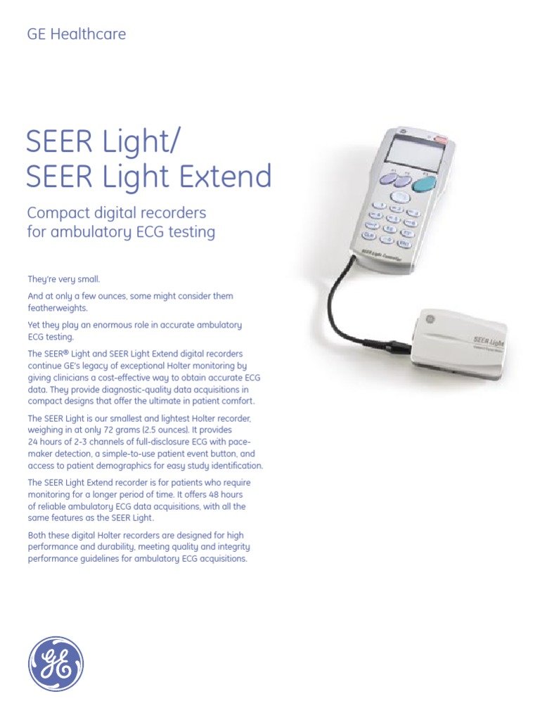 GE SEER-Light-Brochure PDF | PDF | Technology & Engineering