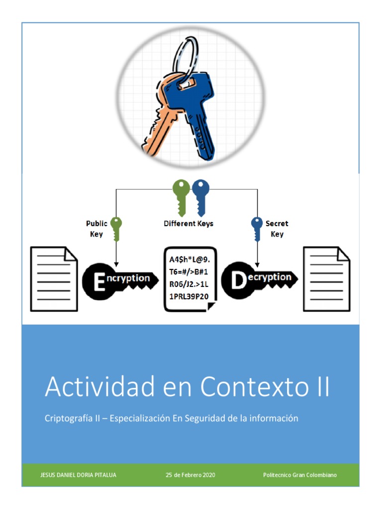 Actividad en Contexto II - Criptografia II | PDF | Finanzas y dinero
