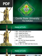 History of Cvsu | PDF