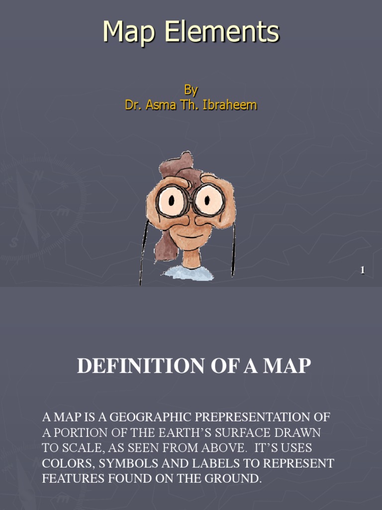 Map Elements and Scale Guide | PDF | Map | Longitude