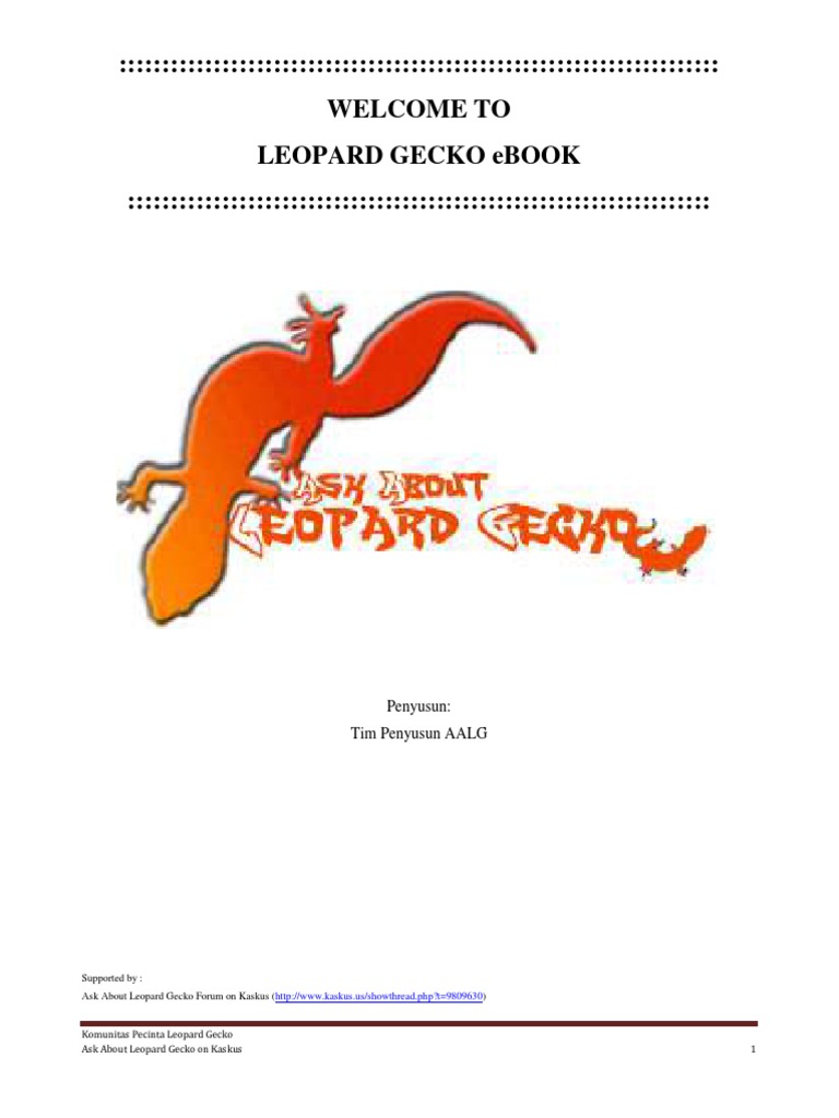 Leopard Gecko PDF | PDF