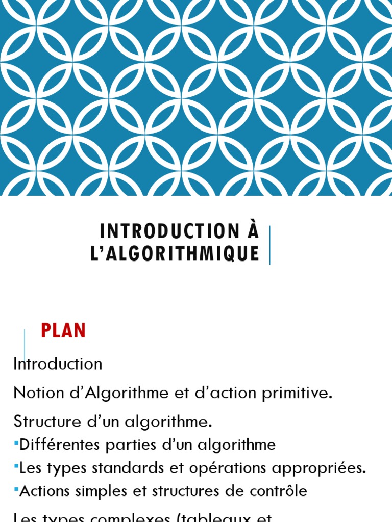 Introduction Algorithmique | PDF | Structure de contrôle | Langage de programmation