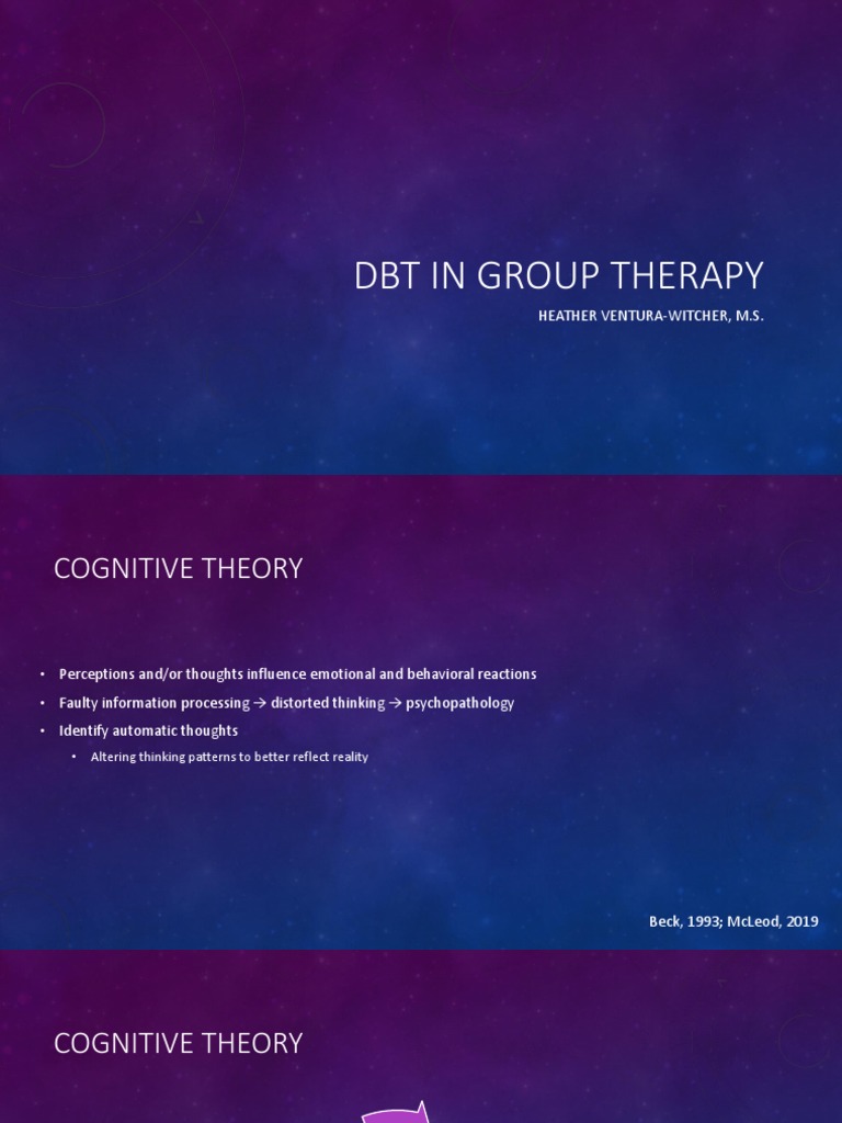DBT in Group Therapy | PDF