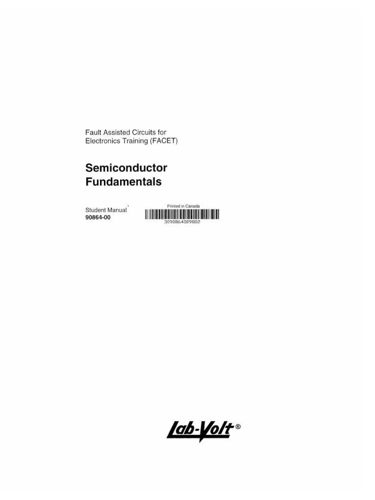 Semiconductor Fundamentals - Student Manual | PDF