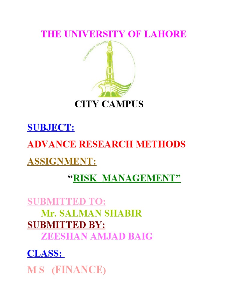 The University of Lahore | PDF
