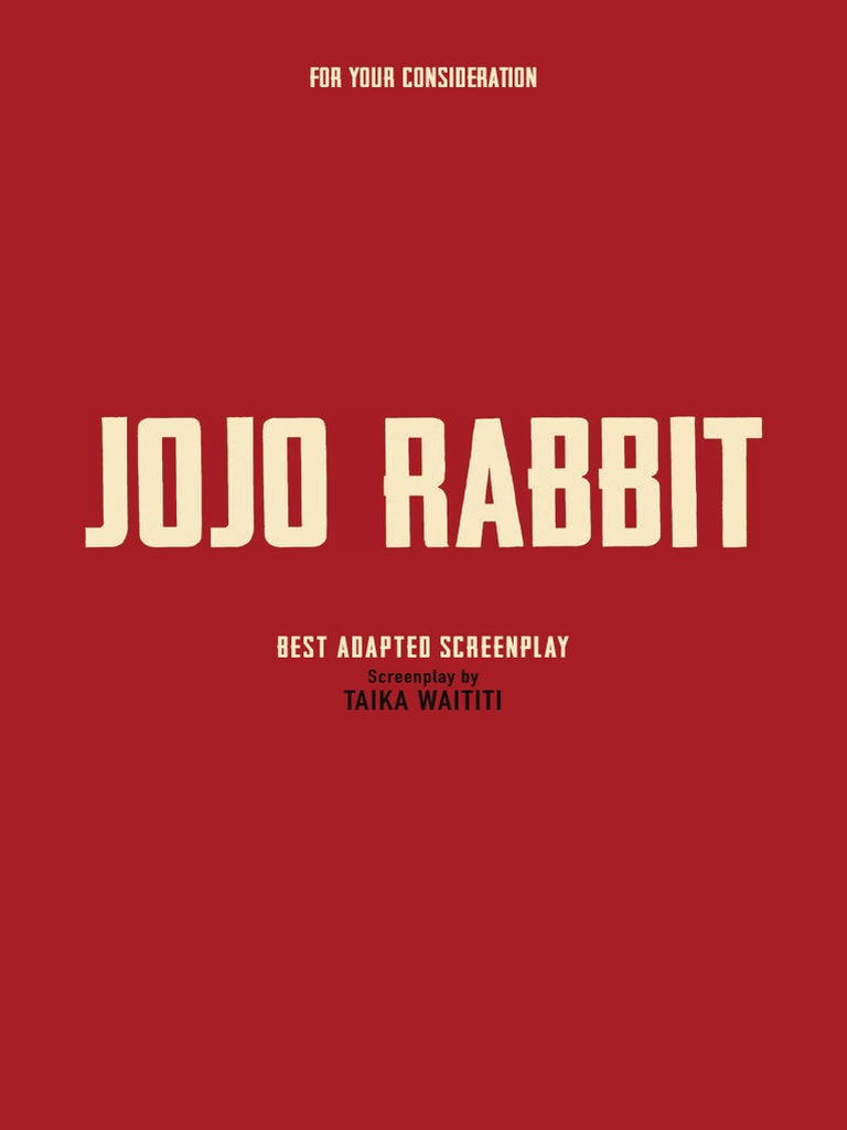Jojo Rabbit PDF | PDF