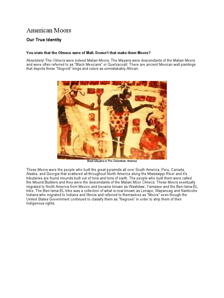 American Moors | Moors | Citizenship