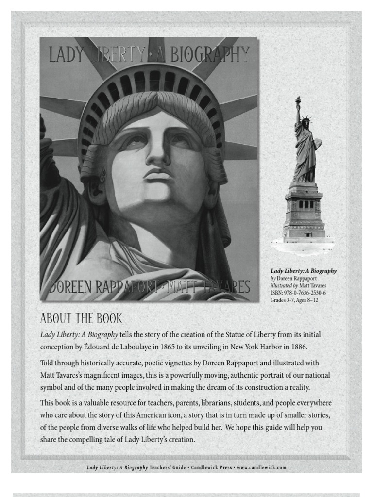 Lady Liberty Biography for Kids | PDF | Monument | Books