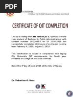 Certification of Leave Without Pay | PDF