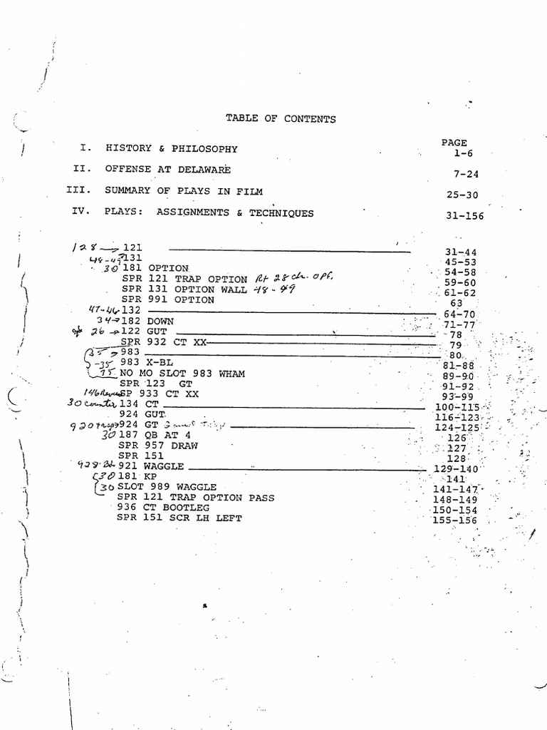Univ. of Delaware Wing-T Offense | PDF
