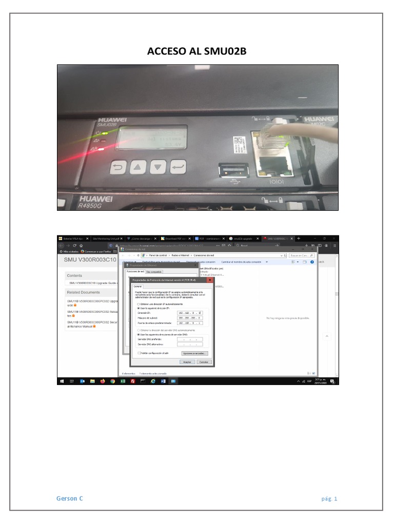 Configuración de Alarmas y Acceso SMU02B | PDF