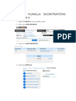 Instructivo Planillas Secop | PDF