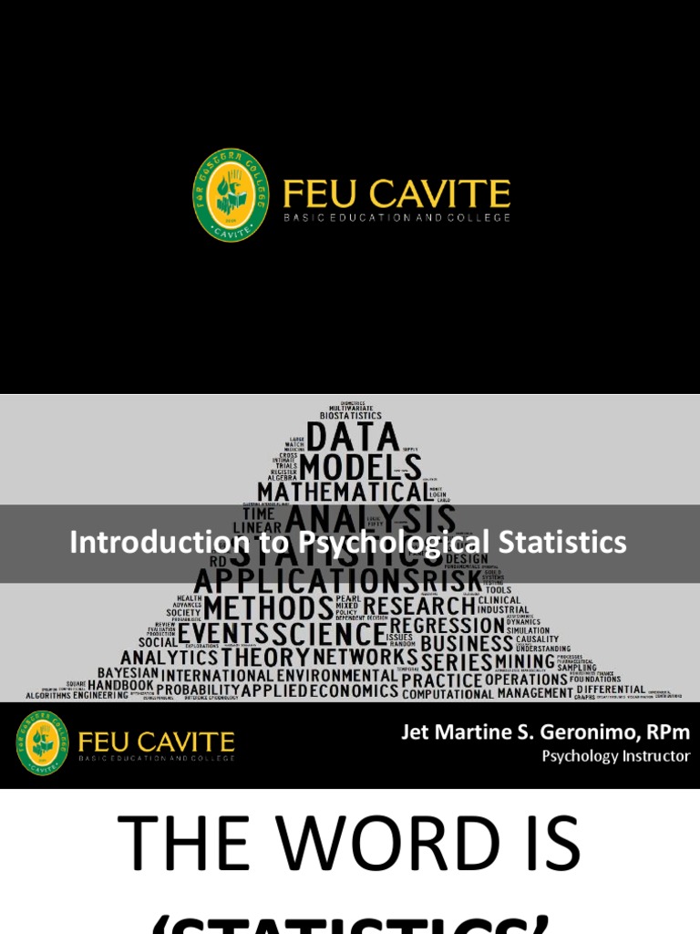 1 Introduction To Psychological Statistics | Download Free PDF ...