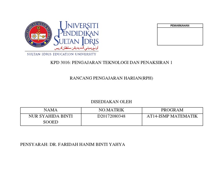 Cover Page KPD | PDF