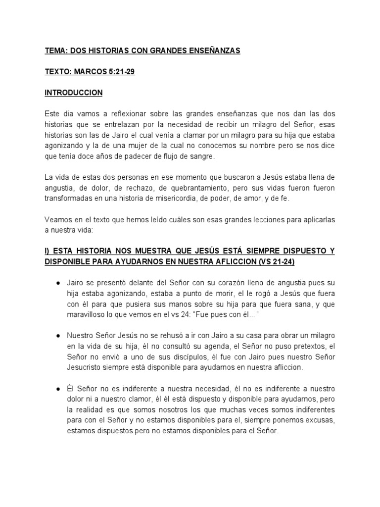 Dos Historias Con Grandes Enseñanzas | PDF | Dios | Fe