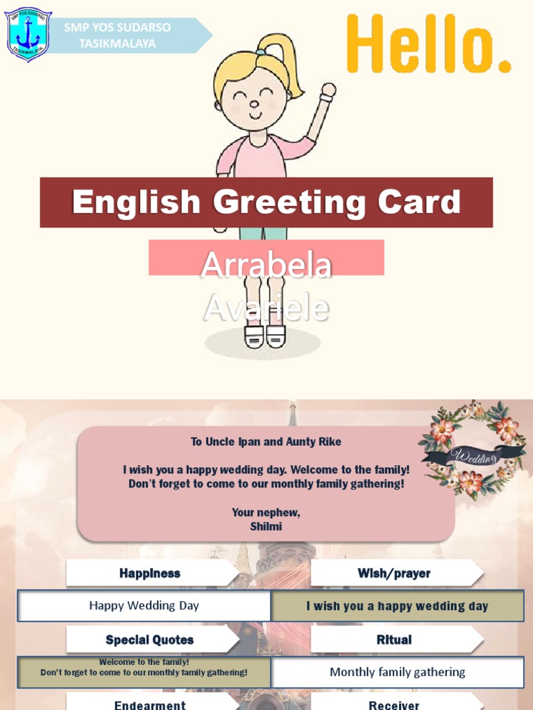 English Greeting Cards | PDF | Prayer