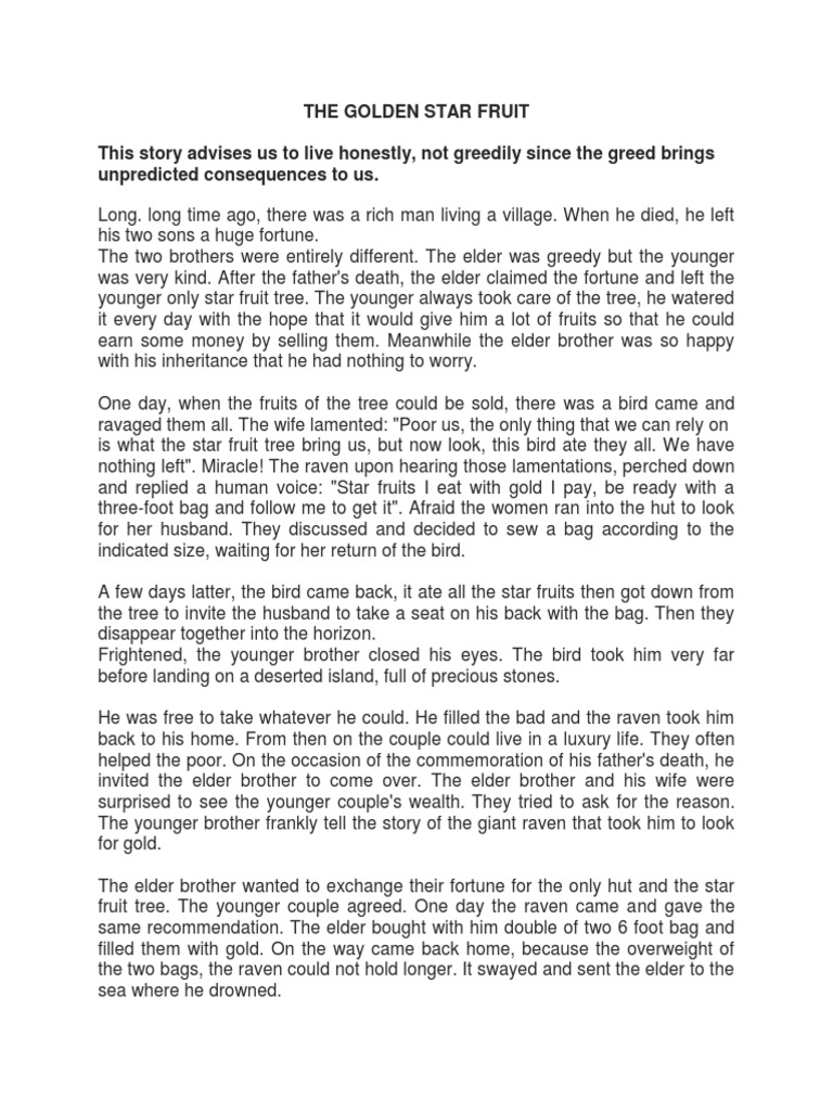 The Golden Star Fruit | PDF | Religion & Spirituality