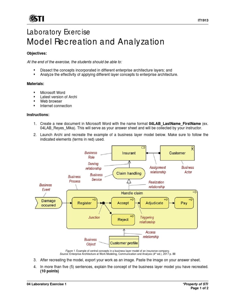 04 Laboratory Exercise 1 PDF | PDF | Rubric (Academic) | Design
