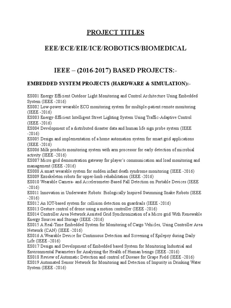 Latest-Updated-Eee-Ece-Ice-Embed-Vlsi-Ieee-Biomedical-Mechat - Titles ...