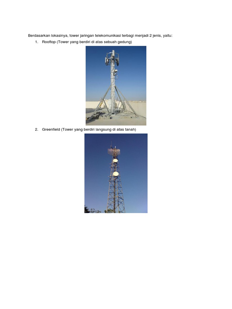 Jenis-Jenis Tower | PDF