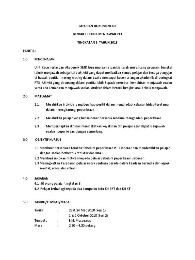 Laporan Teknik Menjawab pt3 | PDF