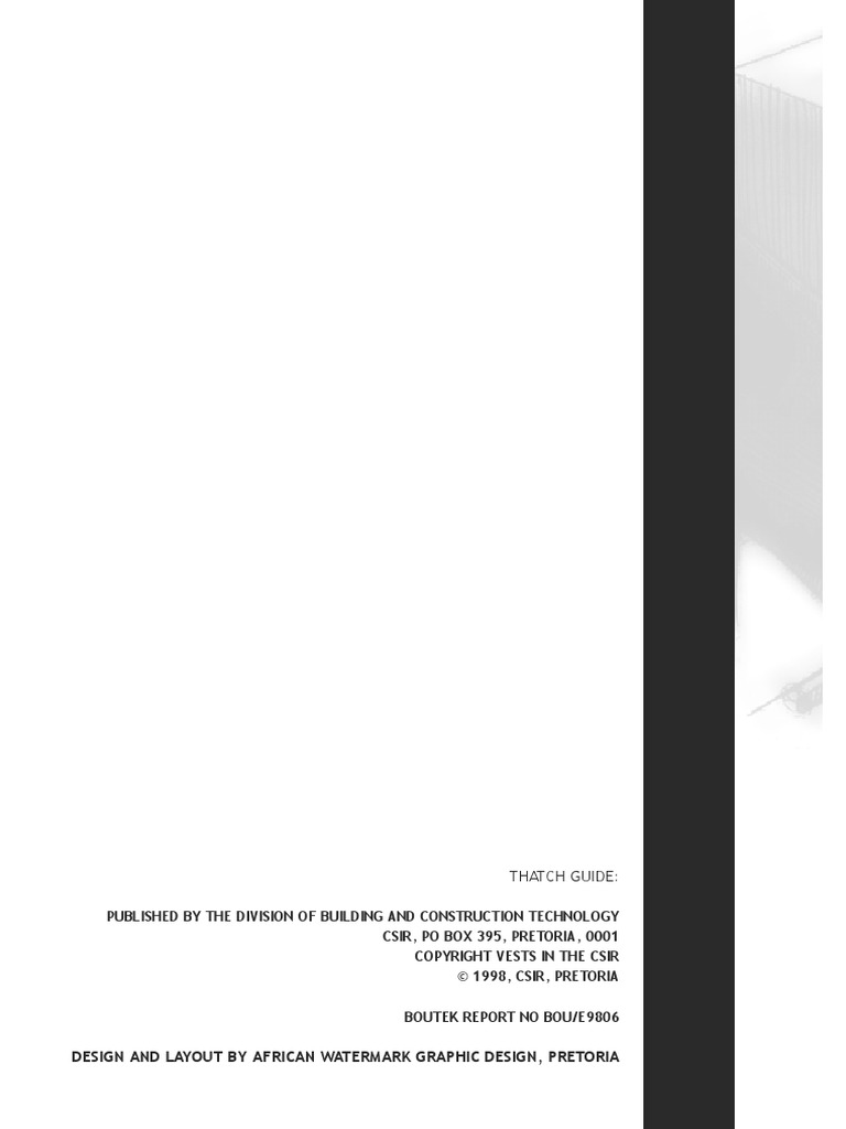 Thatching PDF | PDF