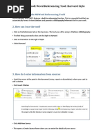 IEEE Referencing in Word 2007/2010 Guide | PDF | Microsoft Word | Citation