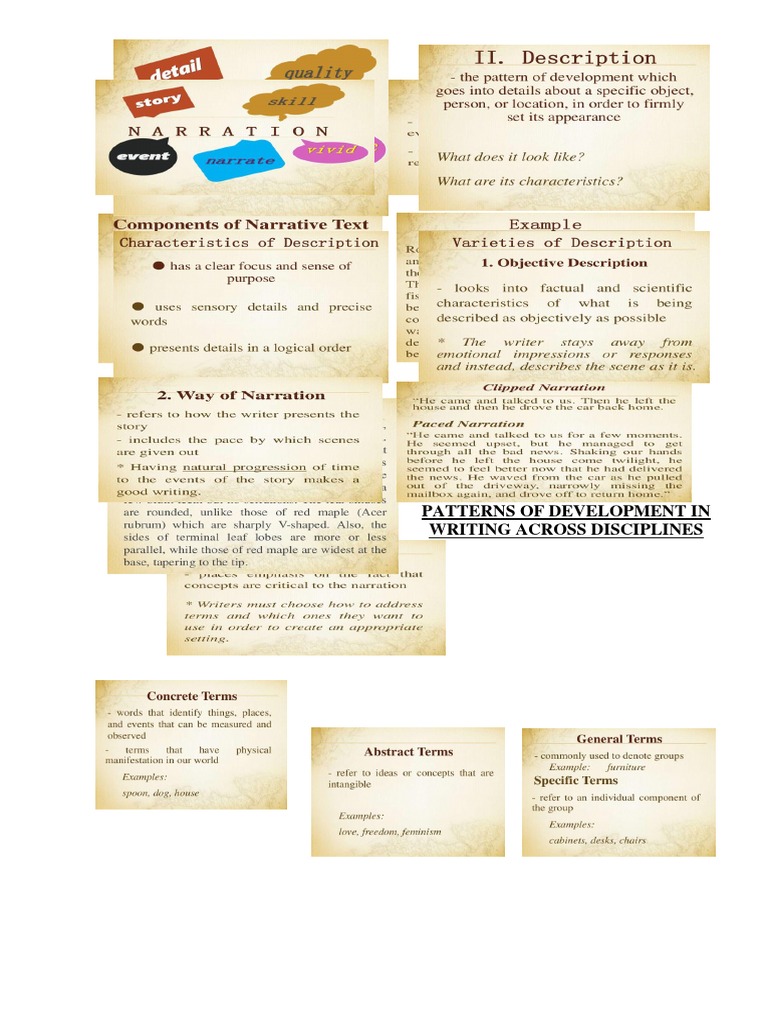 Patterns of Development in Writing Across Disciplines | PDF