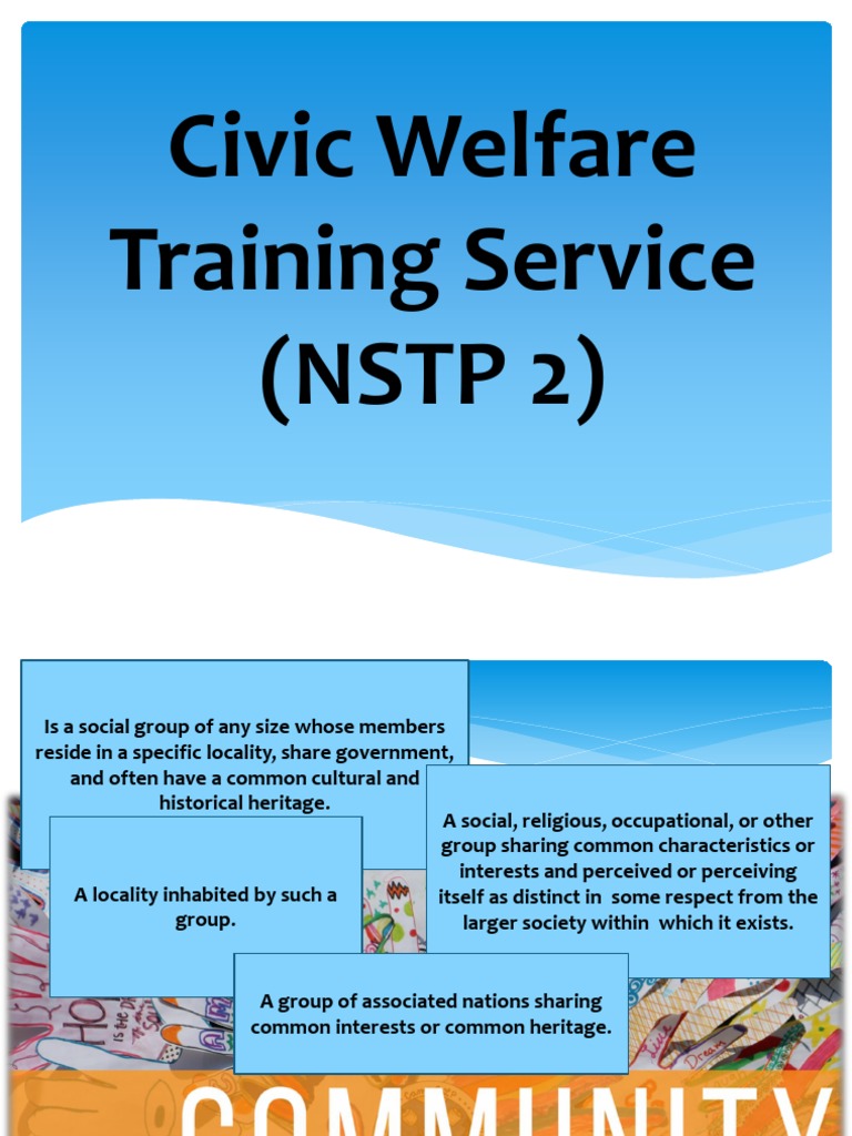 NSTP Community Engagement Overview | PDF | Social Group | Community