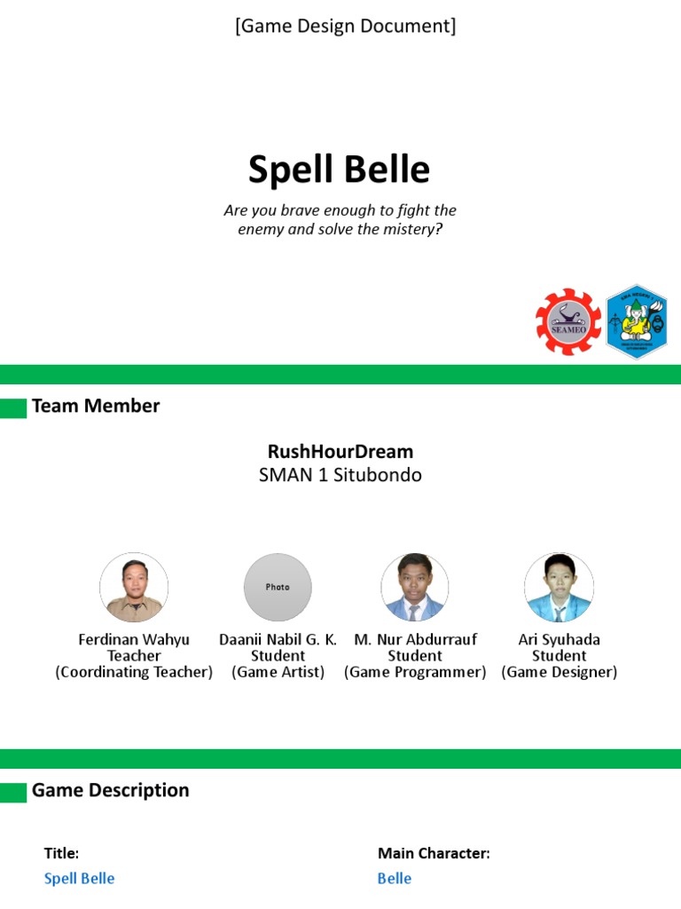 Spell Belle: Ecology Adventure Game | PDF