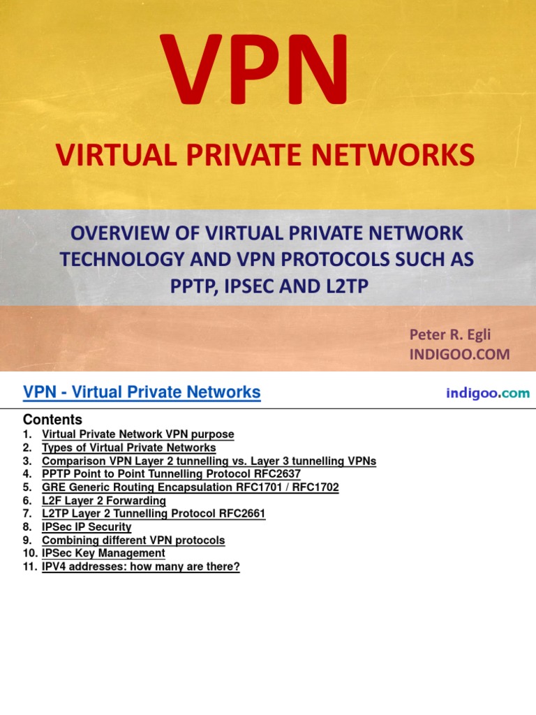 VPN - Virtual Private Networks | PDF