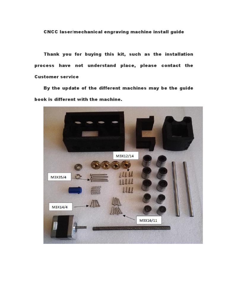 CNC Router 2417 Installation Instructions | PDF