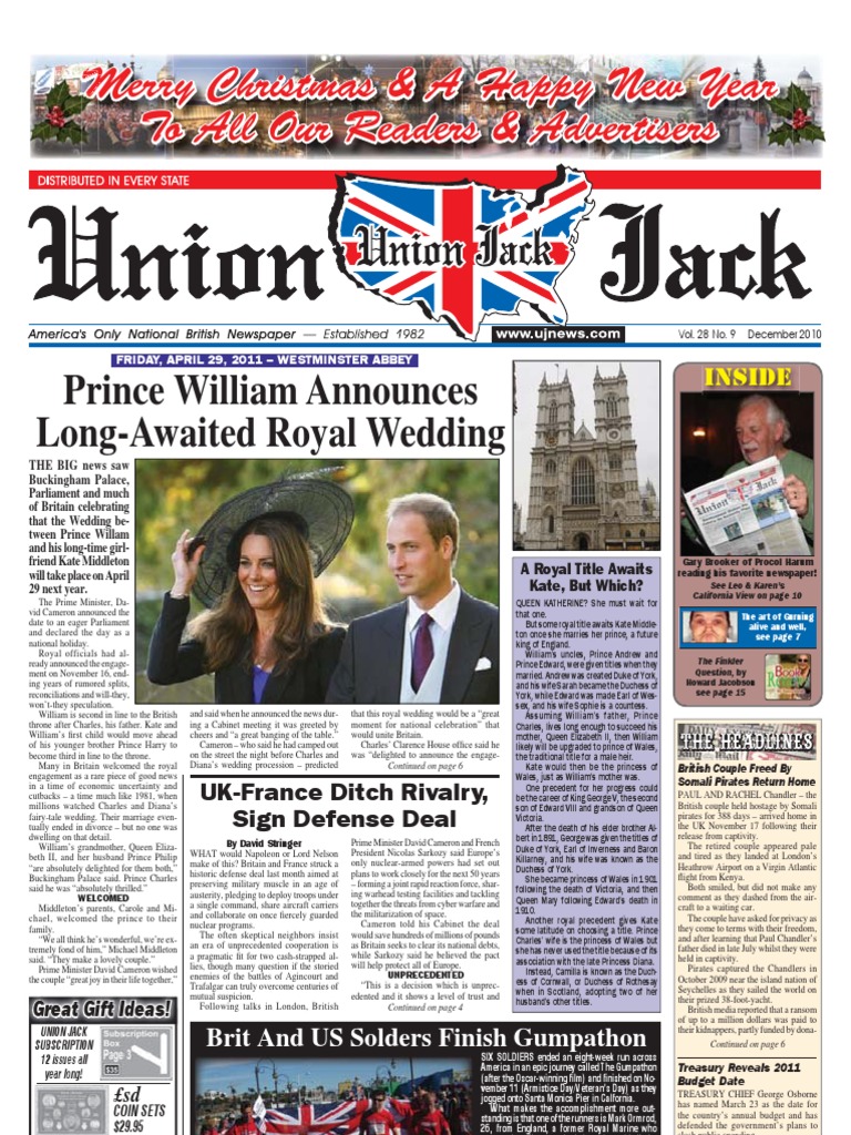 Union Jack News - December 2010 | Download Free PDF | Sherlock Holmes ...