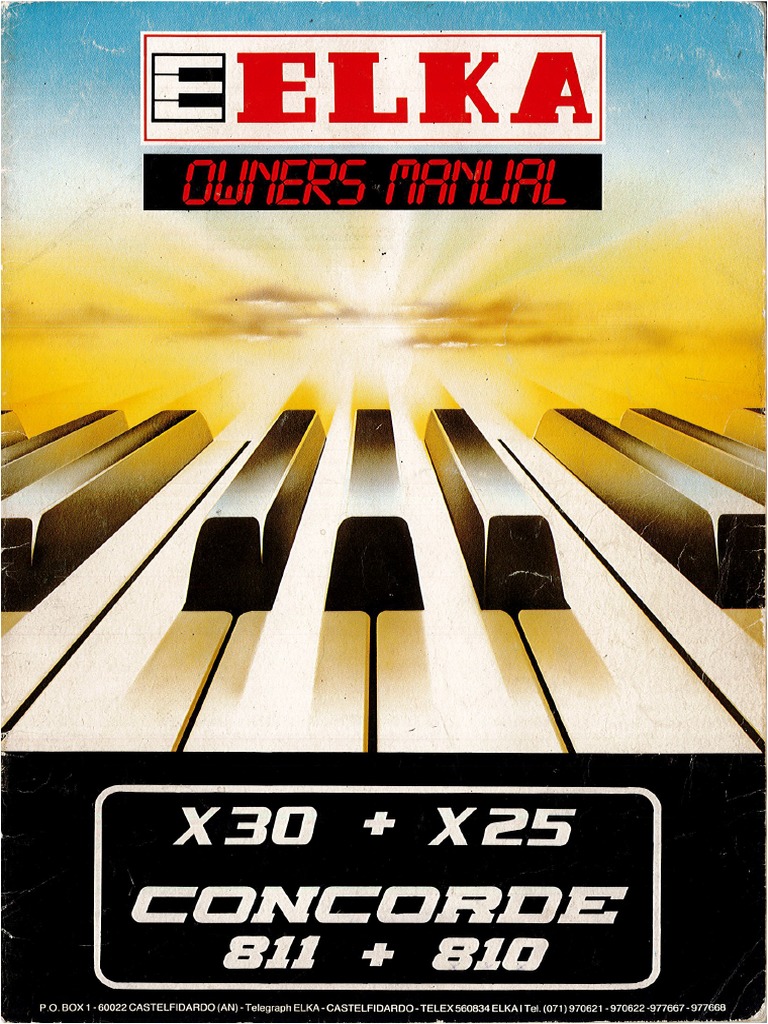 MANUEL ELKA - 810 - 811 - x30 - x25 | PDF