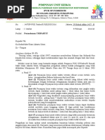 Format Surat Pelaporan PHK Ke Disnaker | PDF | Pengelolaan Keuangan & Uang