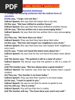 Narration Practice Set | PDF