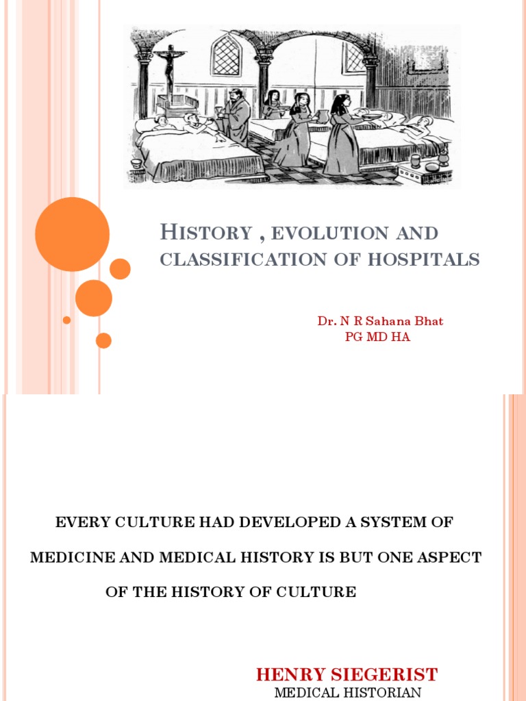 History, Evolution and Classification of Hospitals | PDF