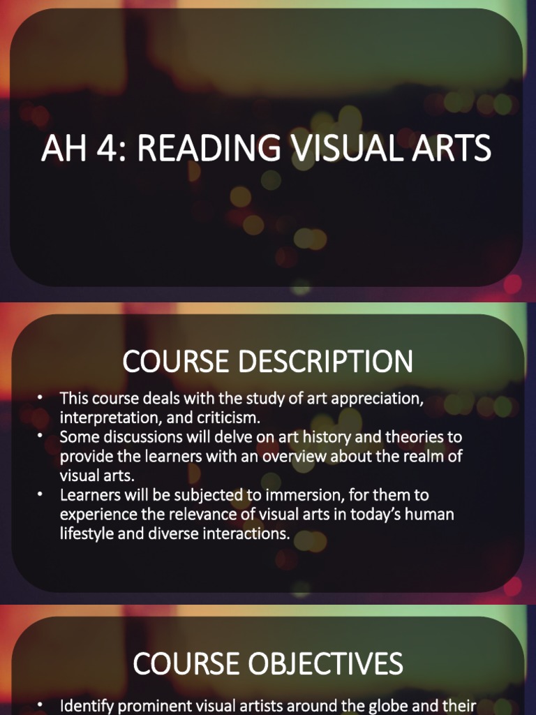 Reading Visual Arts | PDF