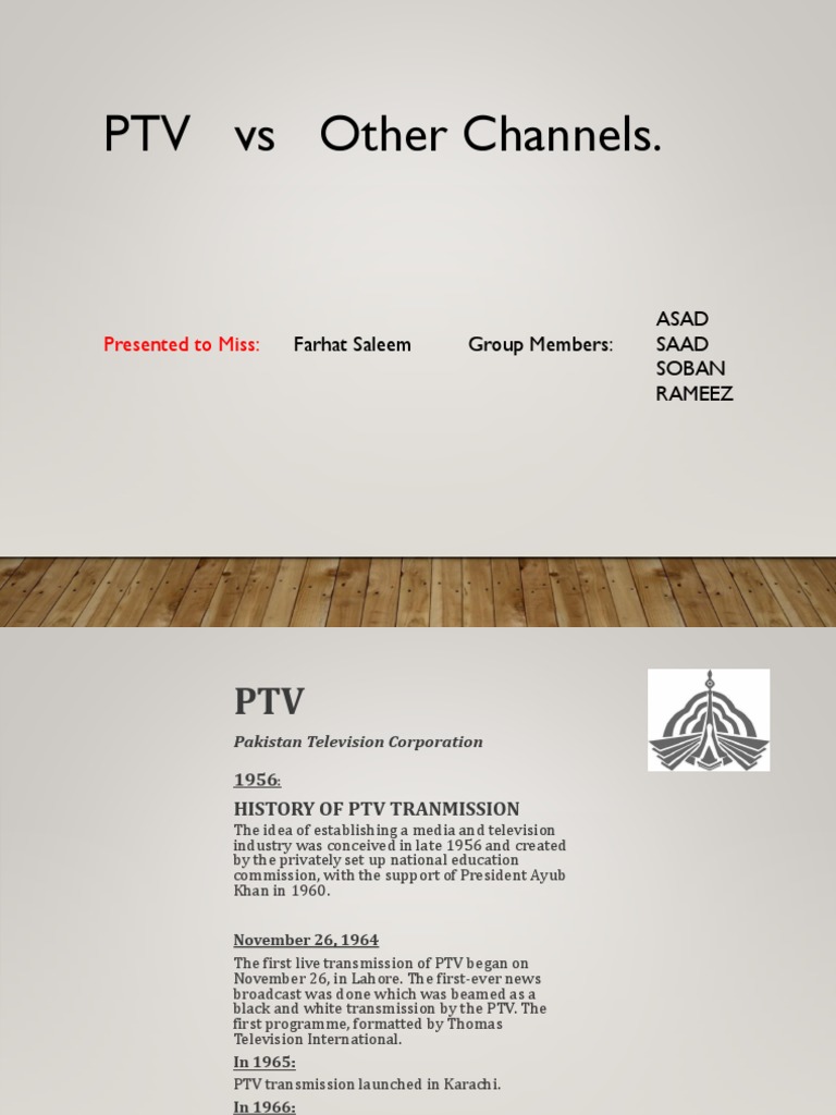 PTV Vs Other Channels Final | PDF