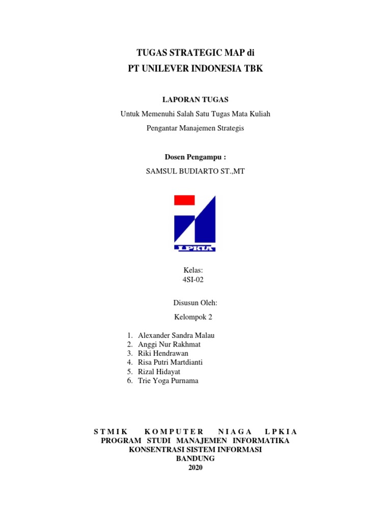 Peta Strategis PT Unilever Indonesia | PDF