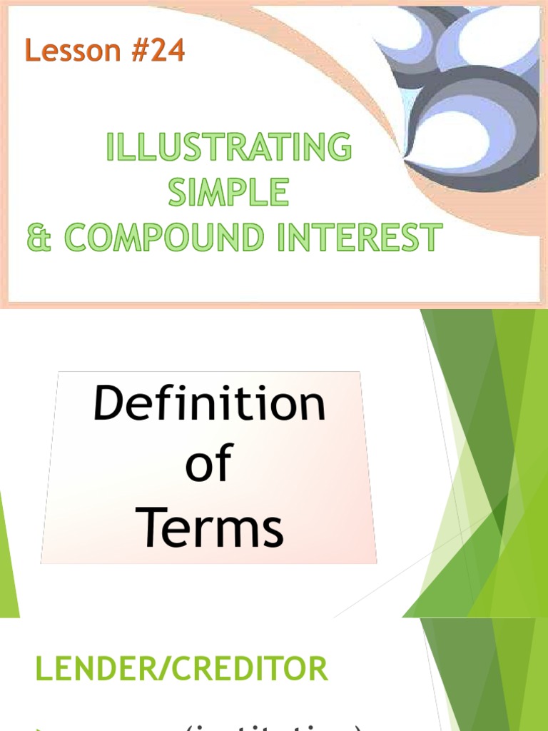 Simple vs. Compound Interest Explained | PDF | Finance & Money Management