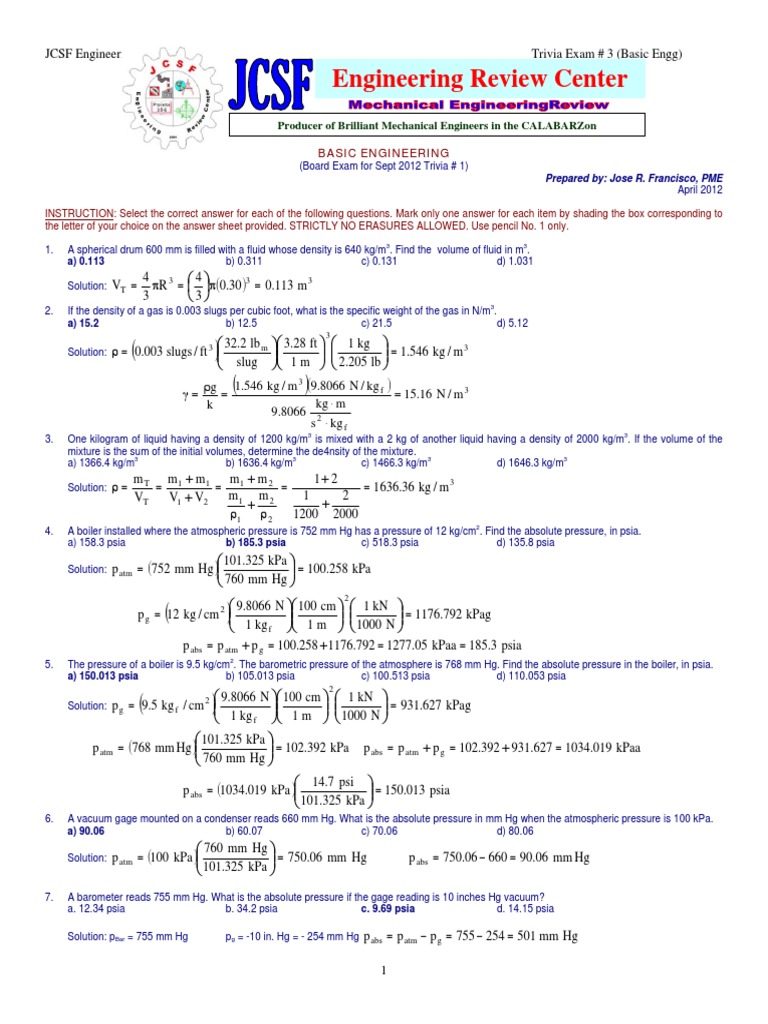 IPE Problems PDF | PDF