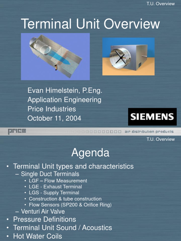 Siemens LGE Terminal Unit Overview | PDF | Computers | Technology ...