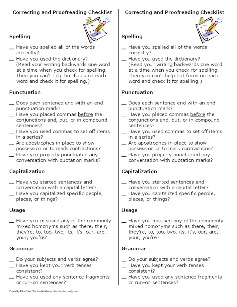 Proofreading | PDF | Comma | Human Communication